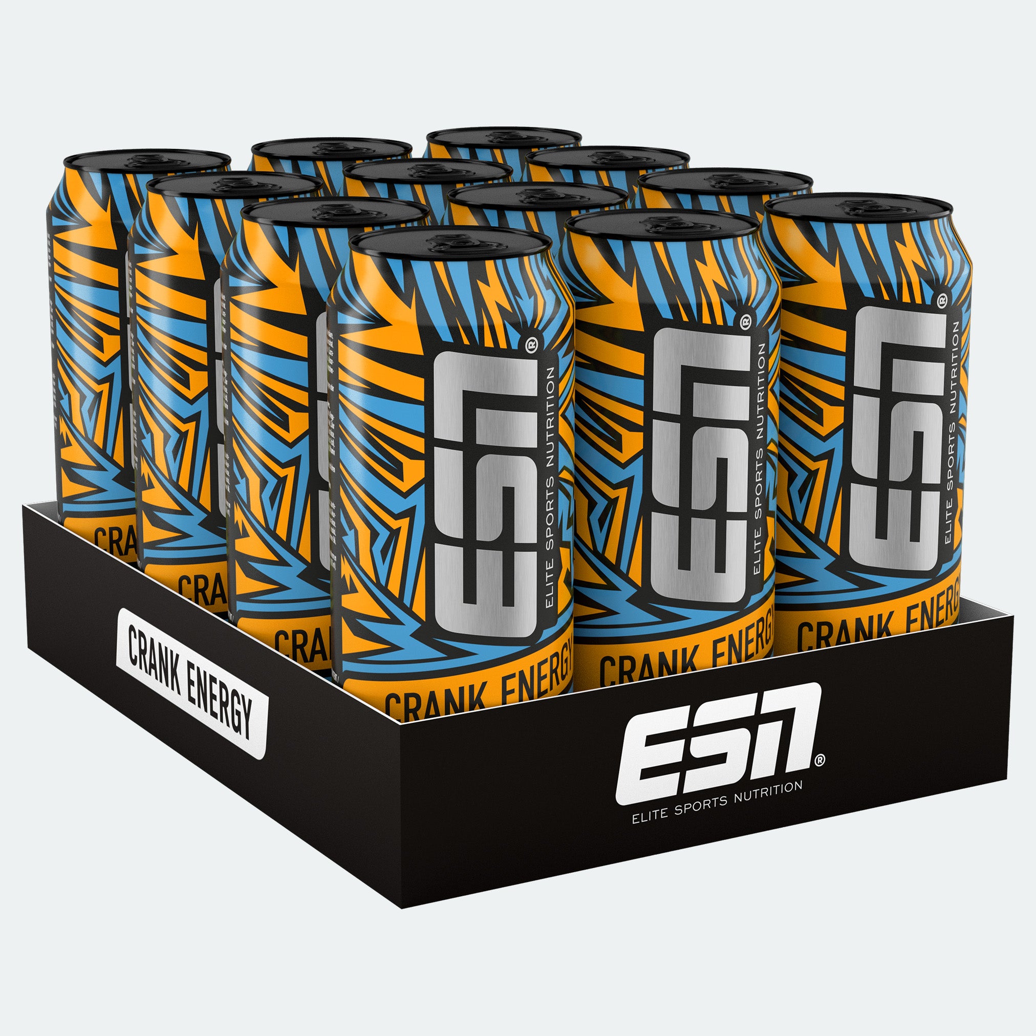 Energy Drink ohne Zucker | 20 kcal / Dose | Crank Energy – ESN