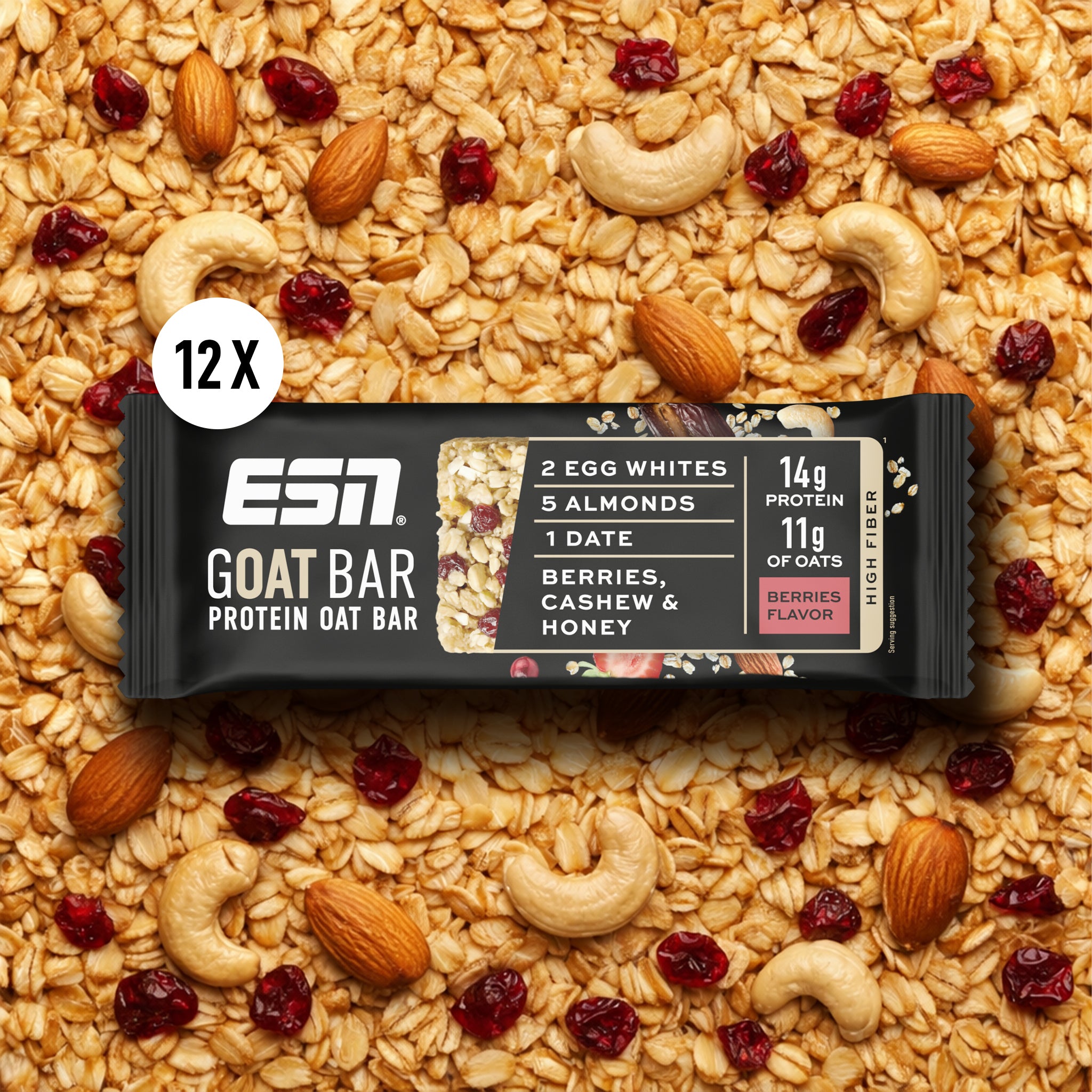 Müsliriegel GOAT Bar kaufen | Protein-Porridge für unterwegs – ESN