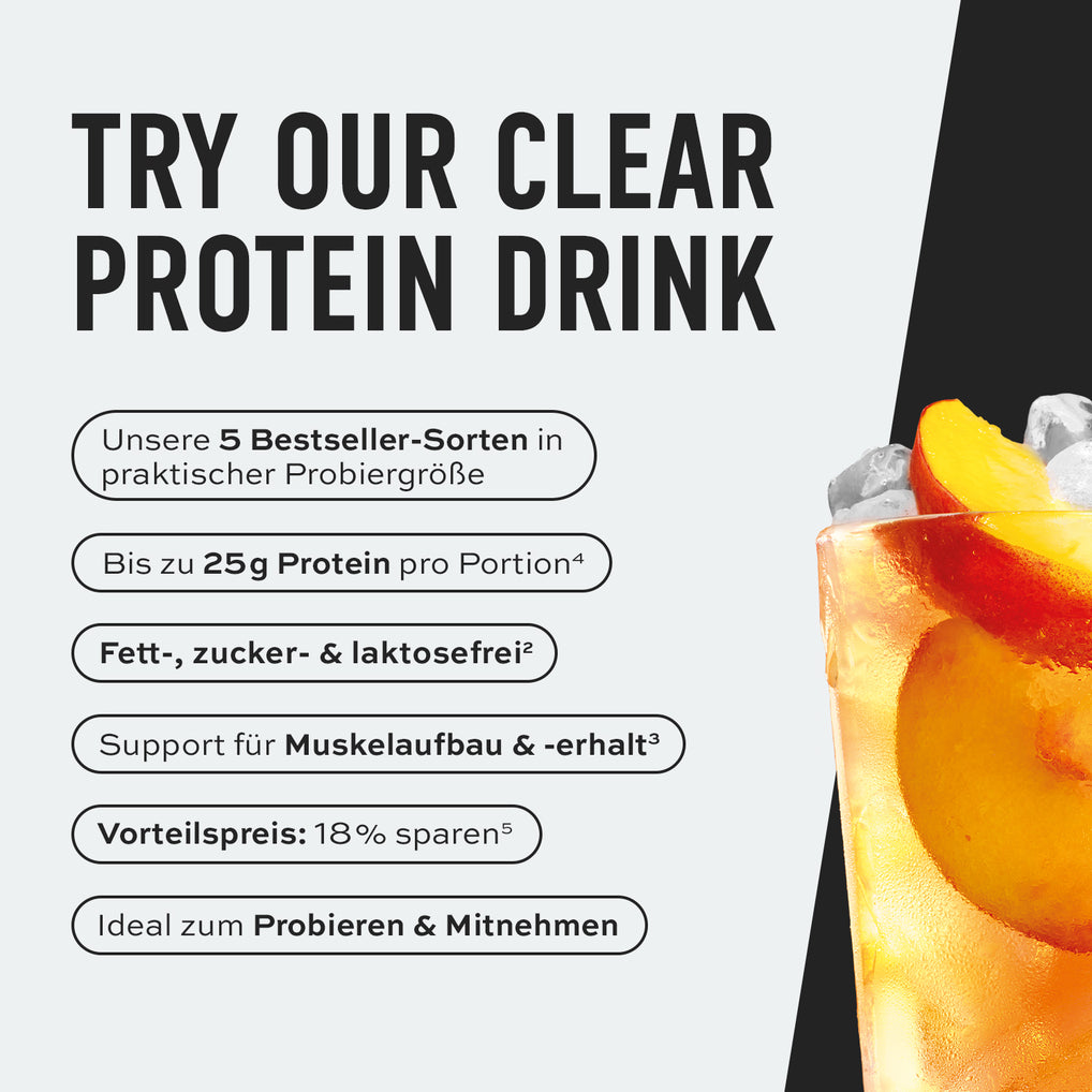 Probier Box Isoclear, 5 x 30g⁣ – ESN