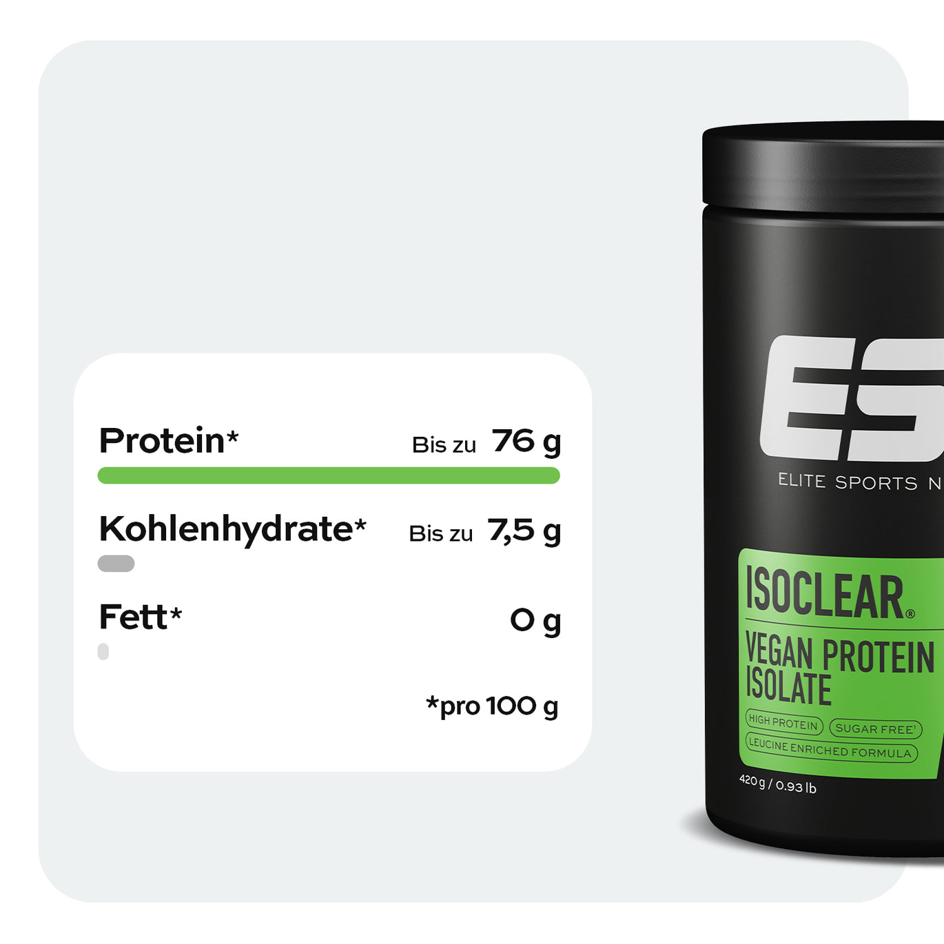 Clear Whey Protein vegan: ISOCLEAR Vegan von ESN