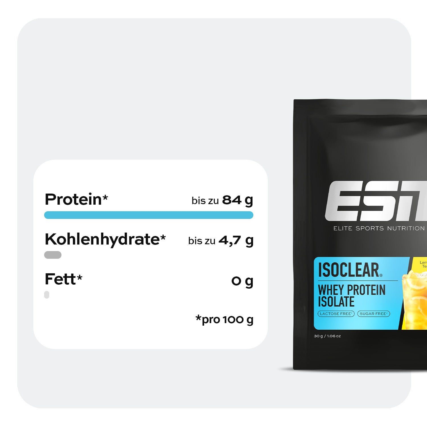 Probier Box Isoclear, 5 x 30g⁣ – ESN