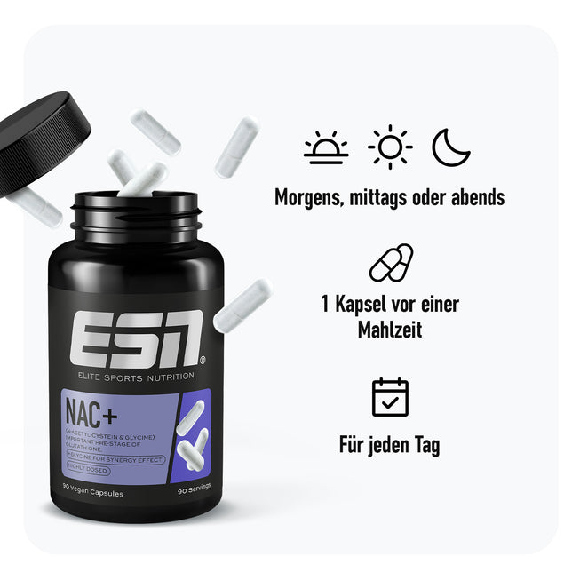 NAC Kapseln | Optimale Regeneration Support-Kombination – ESN