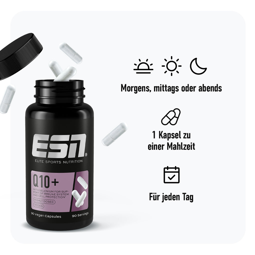 Q10 Kapseln + Selen kaufen | 90 Kapseln – ESN