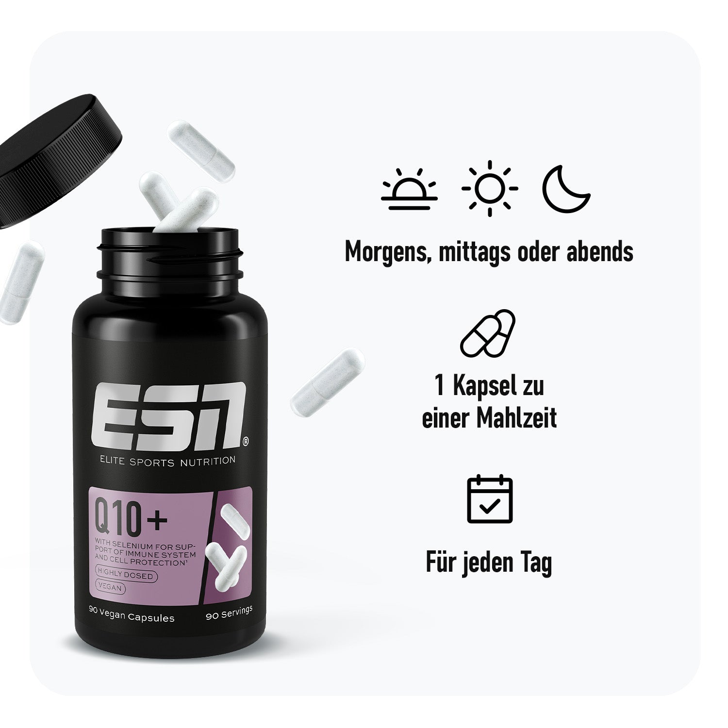 Q10 Kapseln + Selen kaufen | 90 Kapseln – ESN