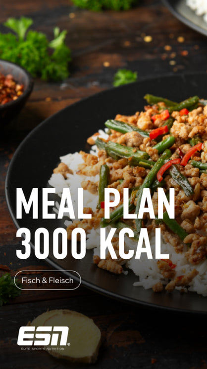Ernährungsplan 3000 kcal (auch als Download) | Mit Einkaufsliste – ESN